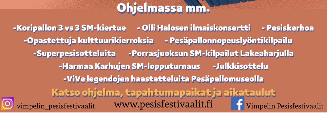 Etelä-Pohjanmaan tapahtumakalenteri